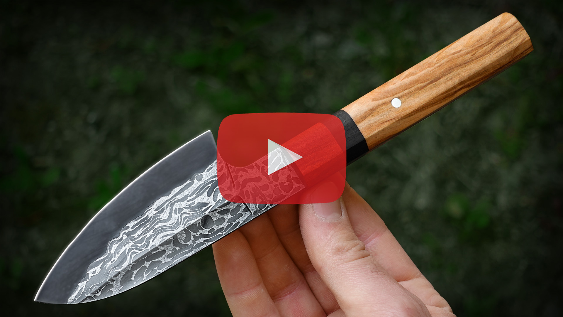 Nail Damascus Knife – Black Beard Projects